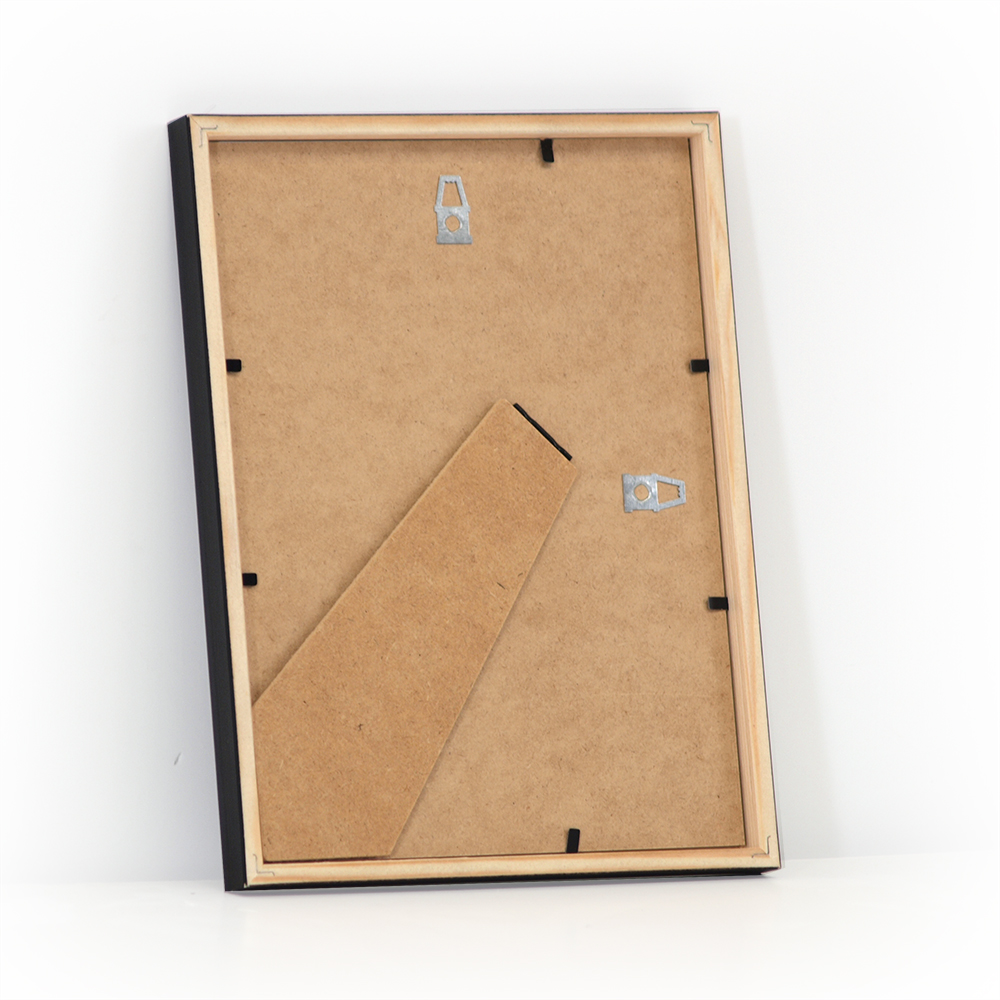 Sort ramme i træ 18x24 - Print og Rammer