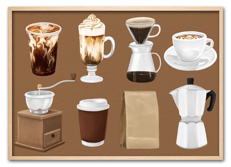 Coffee Methods 101 | Køkkenplakat | Printet i Danmark