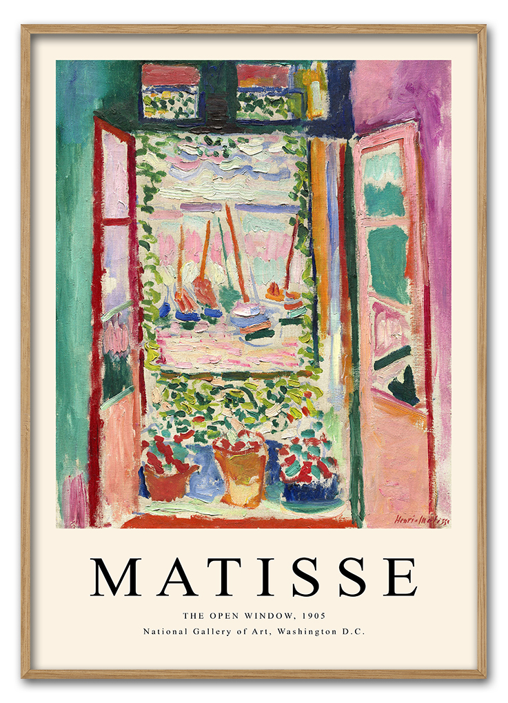 Matisse The Open Window | Print og Rammer