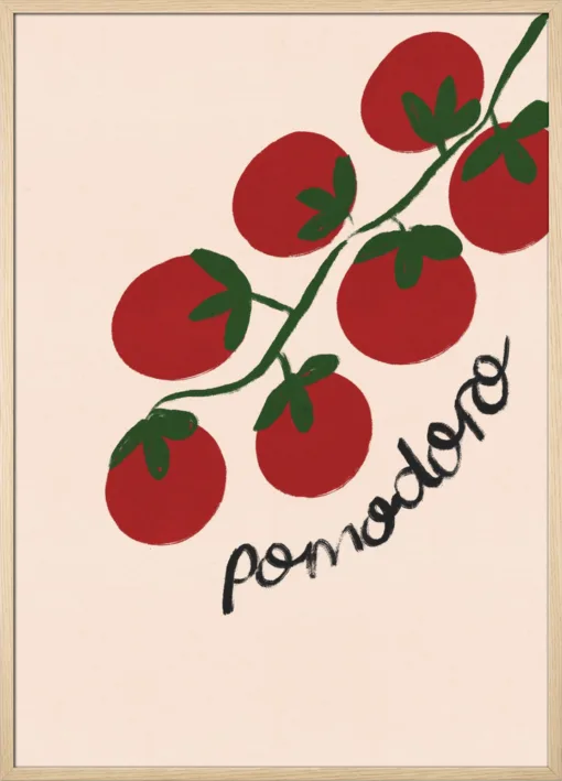 Pomodoro Tomato Italian Food Poster | Italiensk